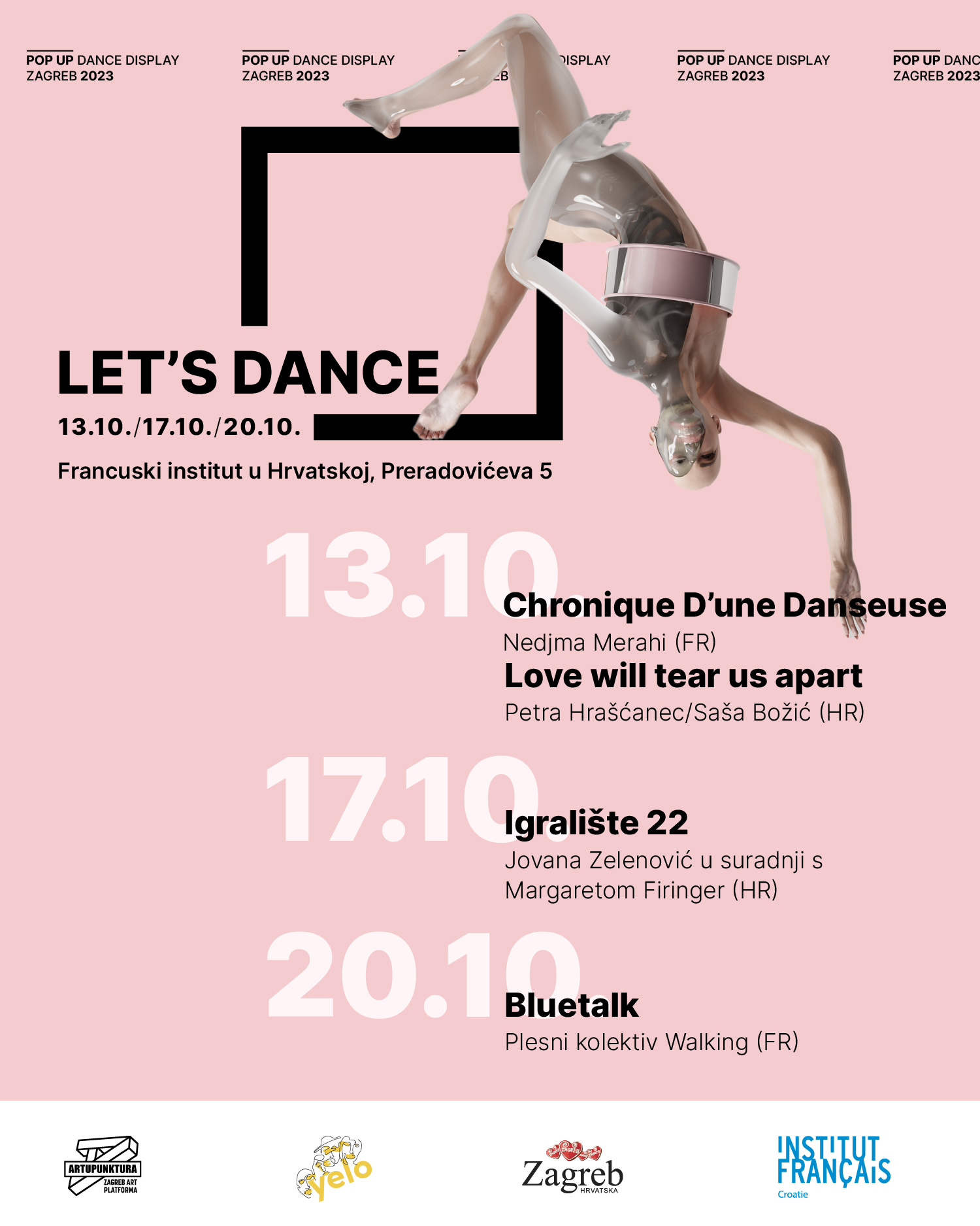 LETS DANCE/ pop-up dance display - Institut français - Francuski Institut